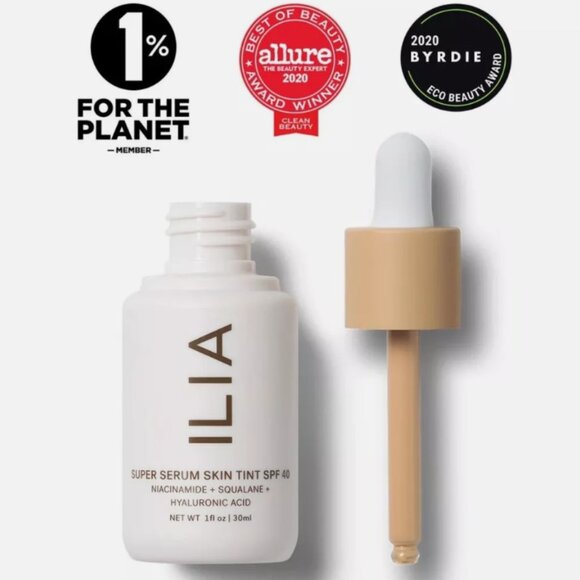 ILIA | Makeup | Ilia Super Serum Skin Tint Broad Spectrum Spf 4 Shela St8 30ml | Poshmark